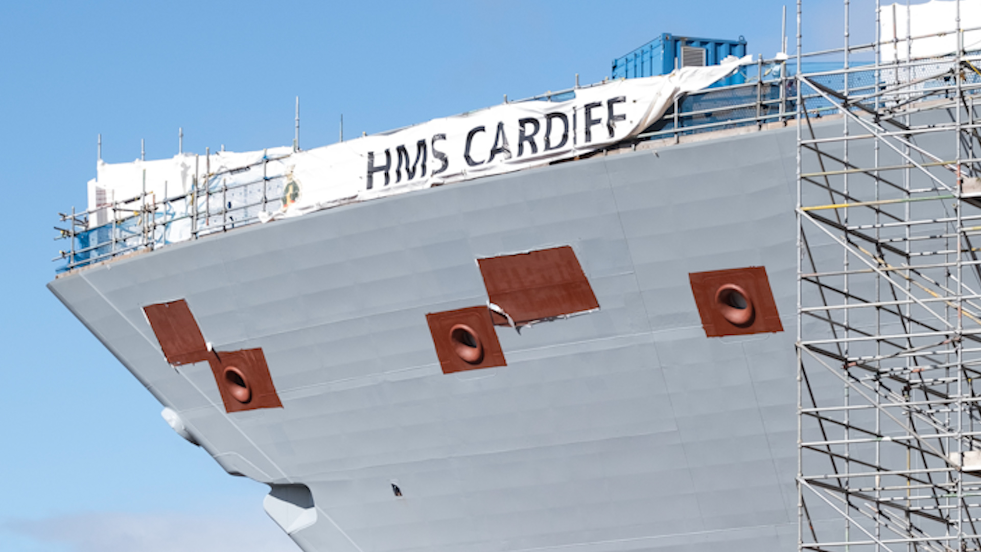 HMS Cardiff: Construction of Royal Navy's new Type 26 frigate gathering pace